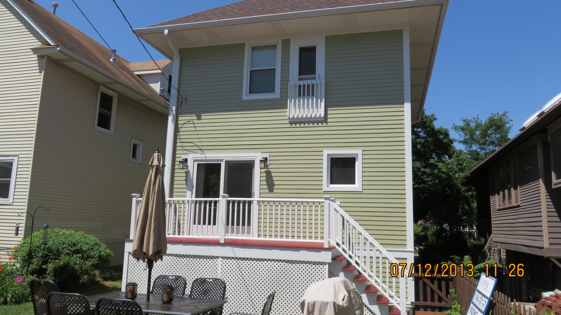 Historic Home with Heathered Moss Hardie Plank Siding & Alside ...