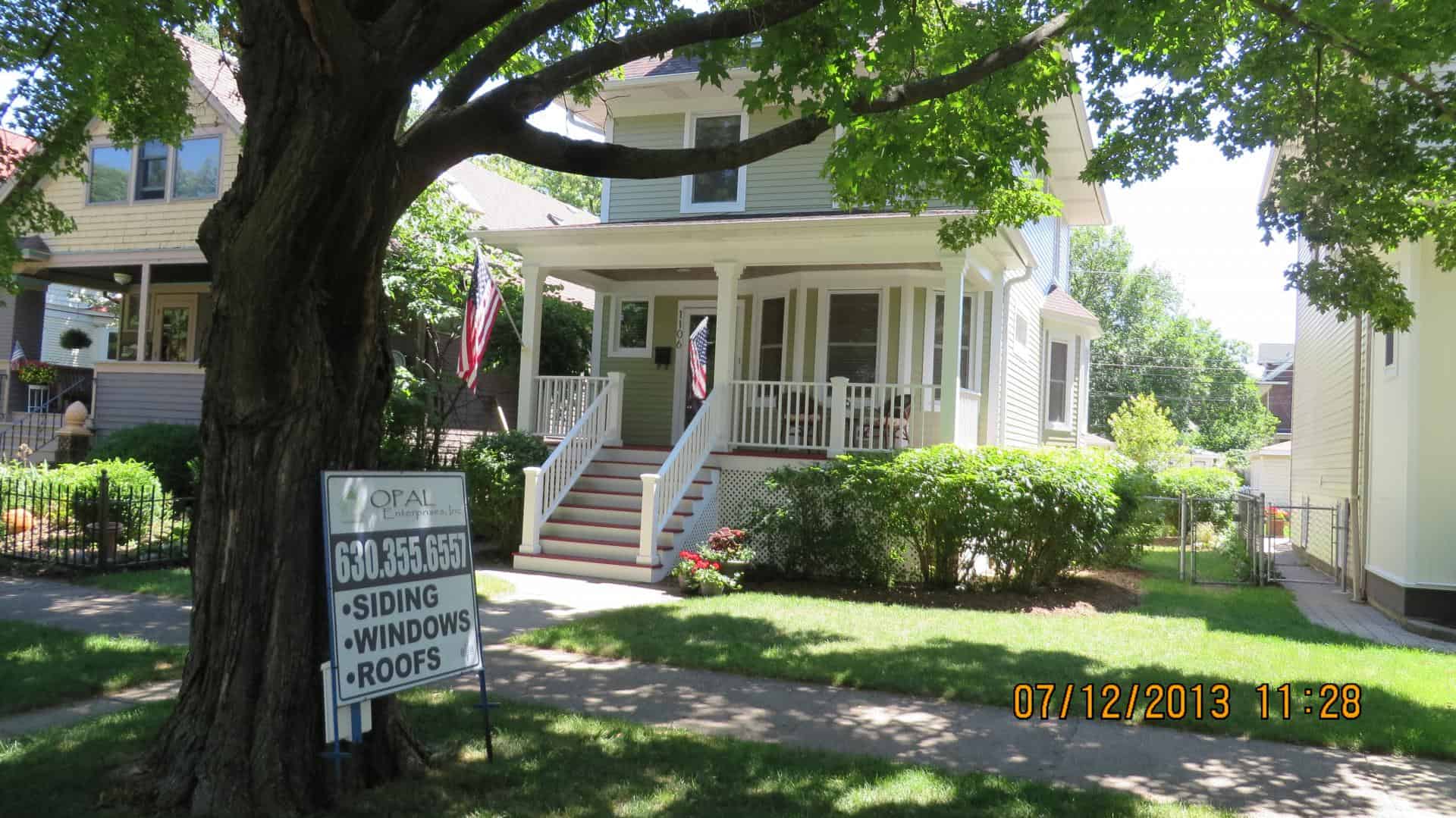 Historic Home with Heathered Moss Hardie Plank Siding & Alside ...